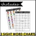 ASL Second Grade Sight Words Chart American Sign Language - Etsy