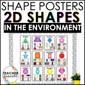 Shape Posters, 2D Shape Posters, 2D Shapes in the Environment Posters ...