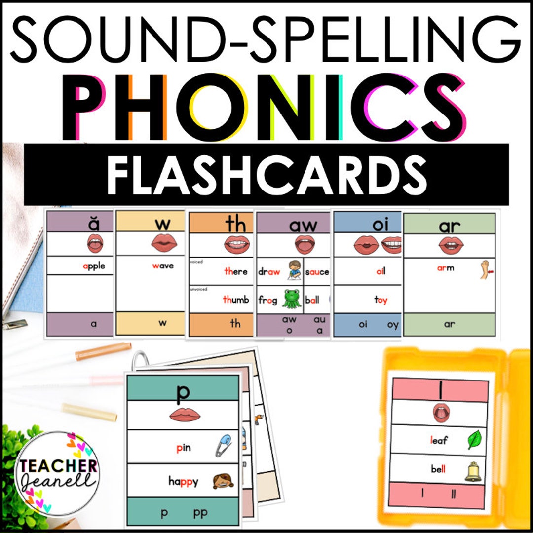 Phonics Sound Wall Flashcards - Boost Phonemic Awareness for Reading ...