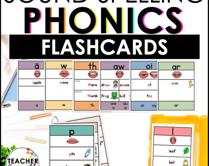 Sound Spelling Cards | Letter Sound Cards | Phonics Cards | Phonics ...