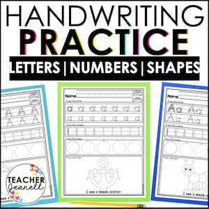 Tracing Worksheets, Alphabet Tracing, Tracing Numbers, Tracing Shapes ...