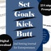 Printable Goal Setting Journal With Prompts for Women, Digital Download ...