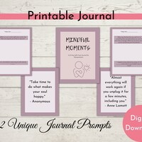 Printable Goal Setting Journal With Prompts for Women, Digital Download ...