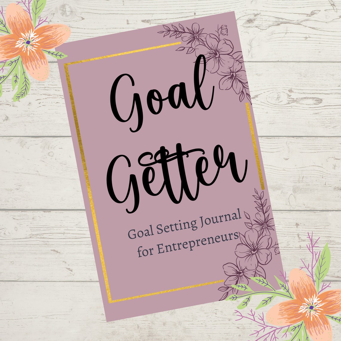 Printable Goal Setting Journal With Prompts for Women Digital - Etsy