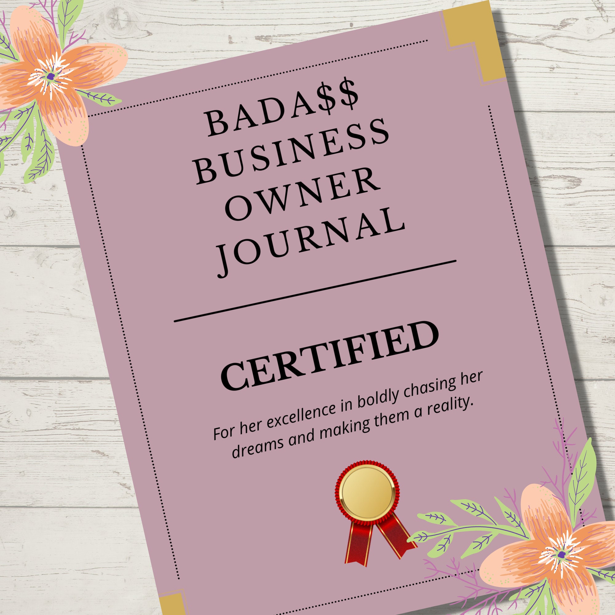 Goal Setting Journal With Prompts Journal for Women Printable Journal ...