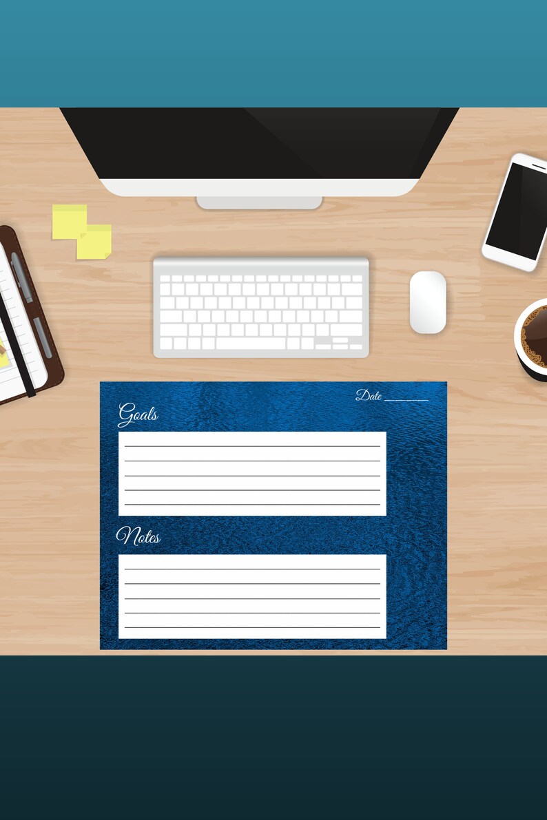 Printable 1 Week Calendar Digital Download Weekly - Etsy