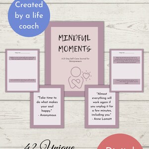 Personal Growth Printable Journal Self-care Prompts Inspirational Diary ...