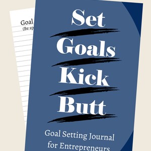 Printable Goal Setting Journal With Prompts for Women, Digital Download ...