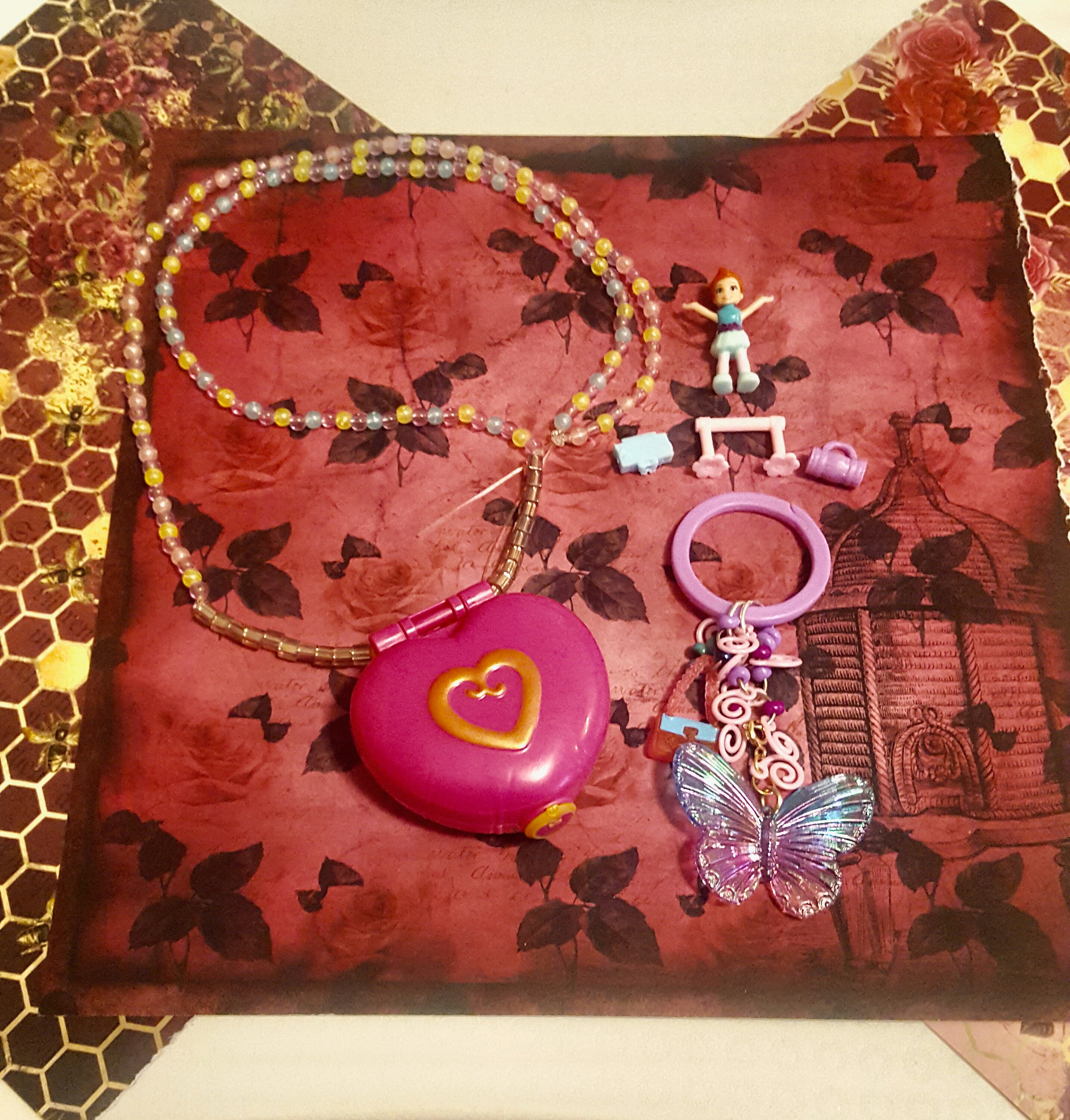 Polly Pocket Ballet Locket Necklace Jewellery Set by Lauren - Etsy Canada