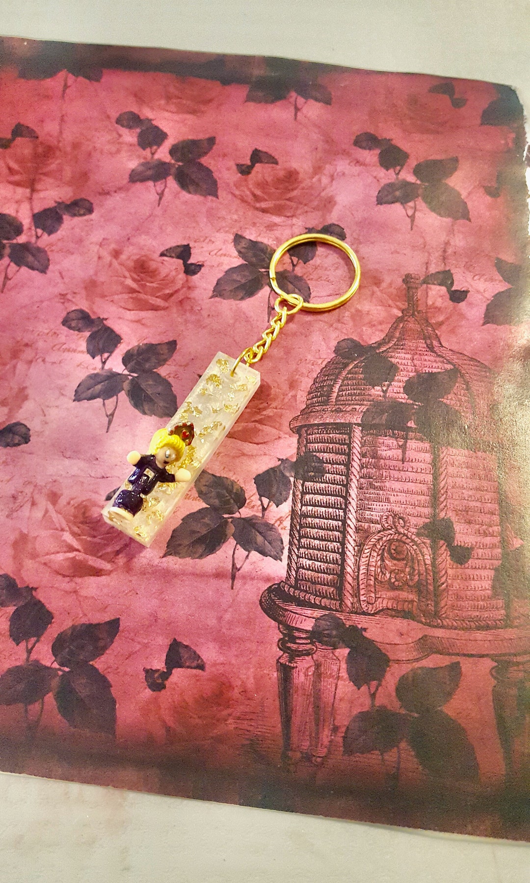 1995 Polly Pocket Unicorn Meadow Princess Doll Keychain by Lauren Jay ...