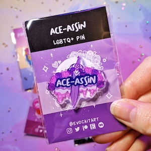 Magical LGBT+ Acrylic Pins | Pansexual Panro Asexual Ace Bisexual Biro ...