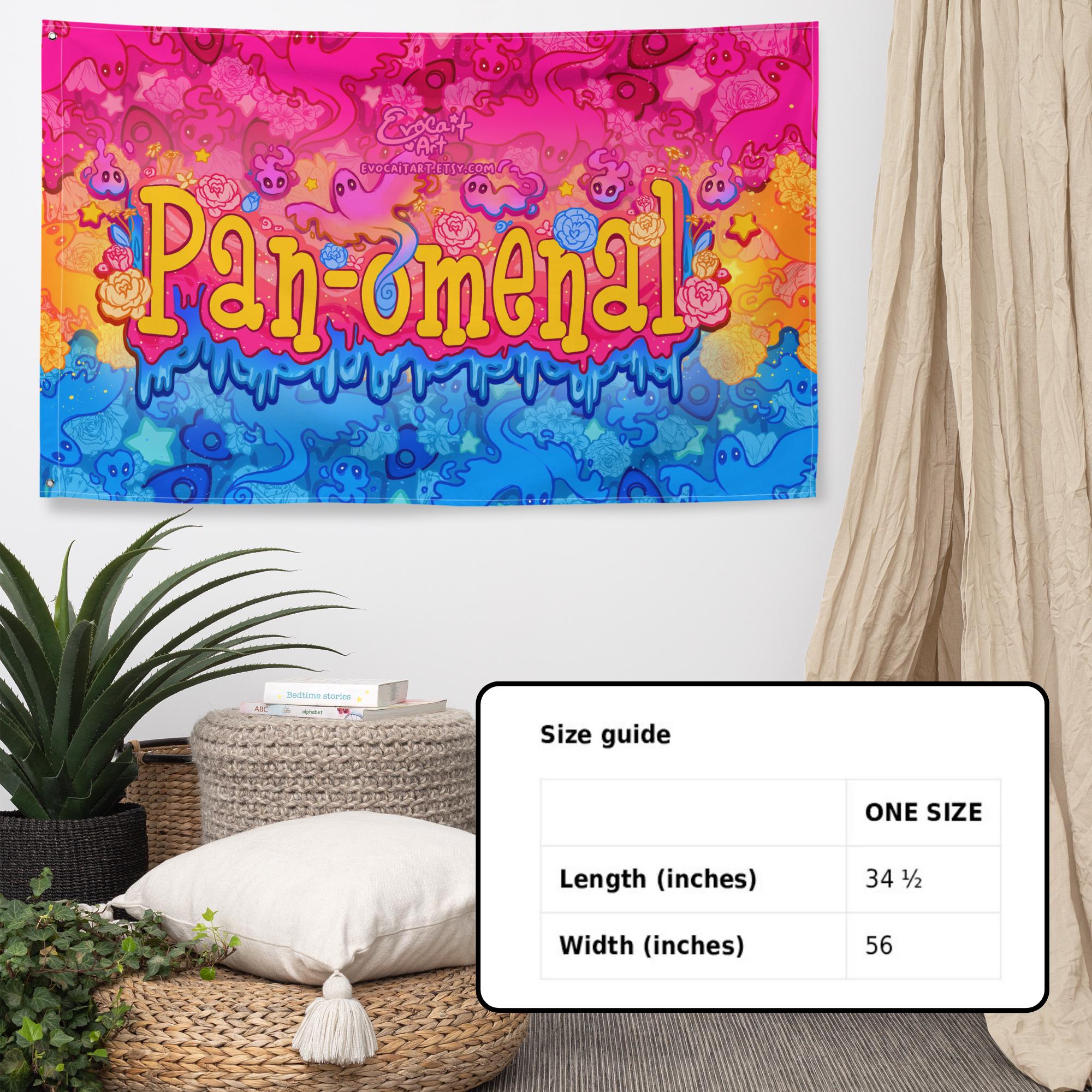Spooky Ghost Pansexual Pride Flag | Fantasy Pan Pride, Queer Art ...