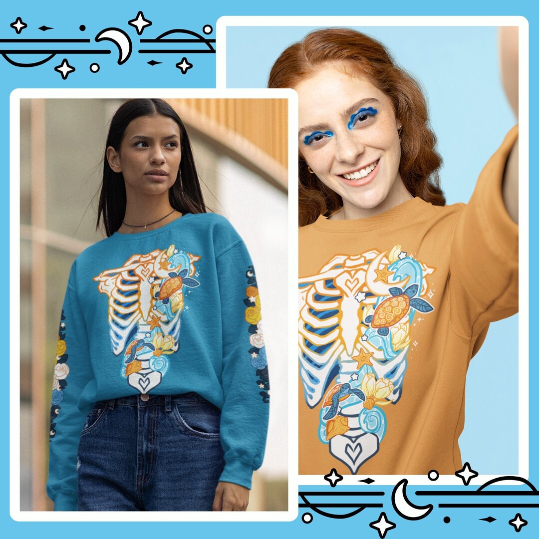 Aroace Subtle Pride Ribcage Sweatshirt | Aro Ace Flag Sweater, Pride ...