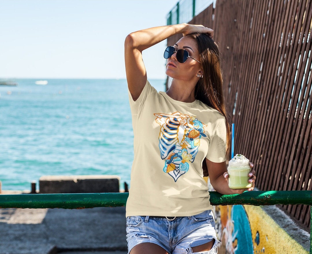 Aroace Subtle Pride Ribcage T-shirt | Aroace Flag Clothes, Aroace Pride ...