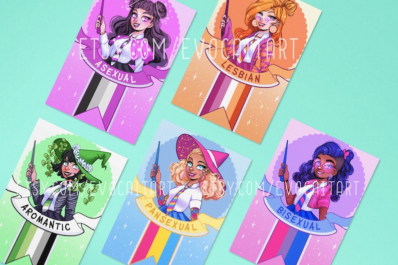 Sexuality Witch Prints | Magic Occult Asexual Aromantic Lesbian ...