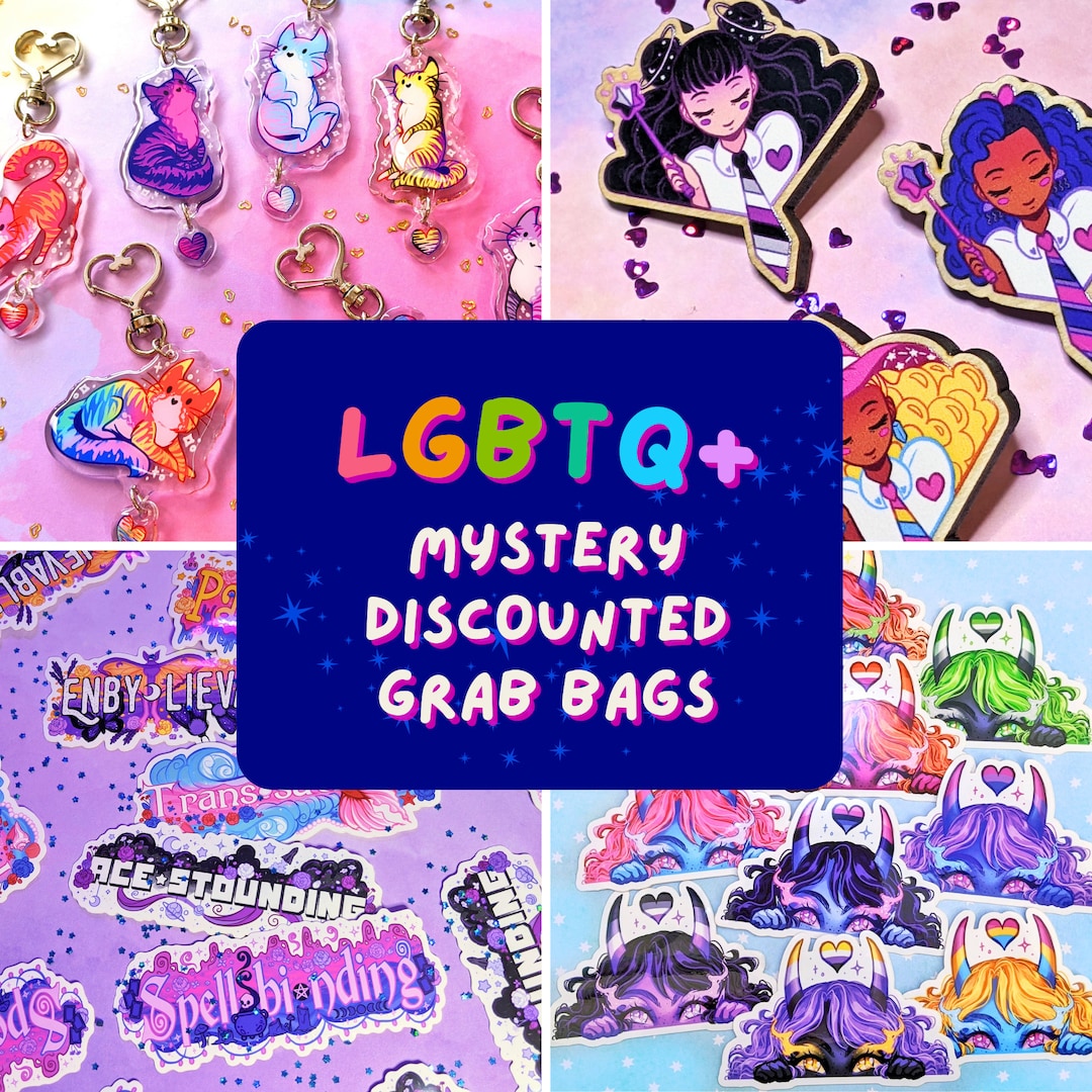 Custom LGBTQ Pride Mystery Grab Bag | Pansexual Panro Aromantic Asexual ...