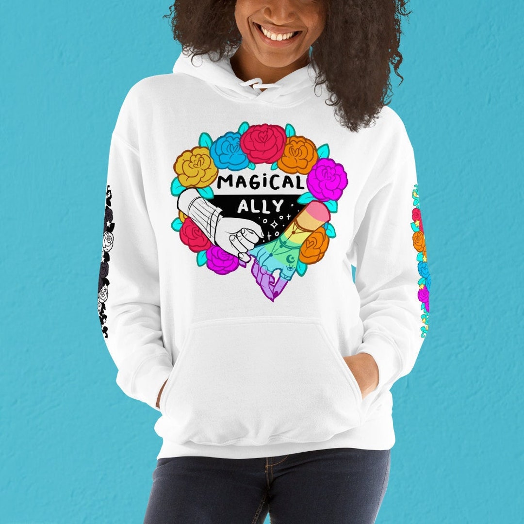 LGBT Ally Sweatshirt | Magical Ally Unisex Hoodie | LGBTQIA Support ...