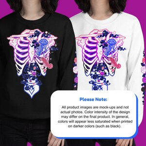 Gender Fluid Subtle Pride Ribcage Sweatshirt | Genderfluid Sweater ...