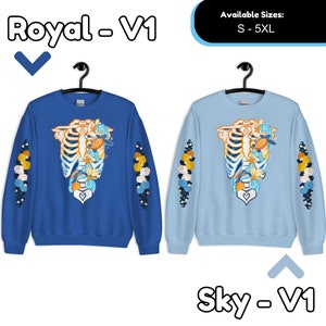 Aroace Subtle Pride Ribcage Sweatshirt | Aro Ace Flag Sweater, Pride ...