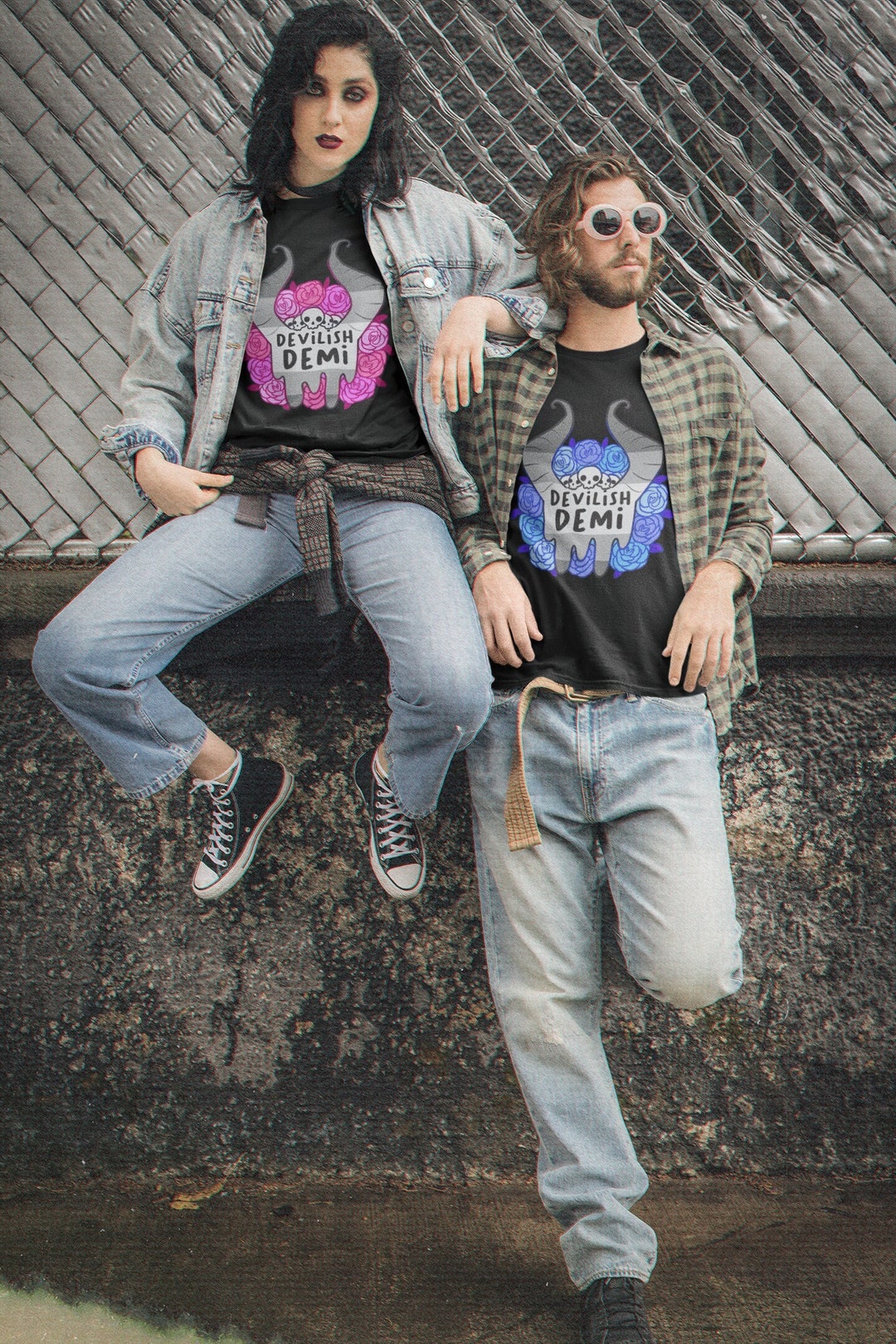 Demigirl Pride Shirt Devilish Demigirl Unisex T-shirt Demi - Etsy