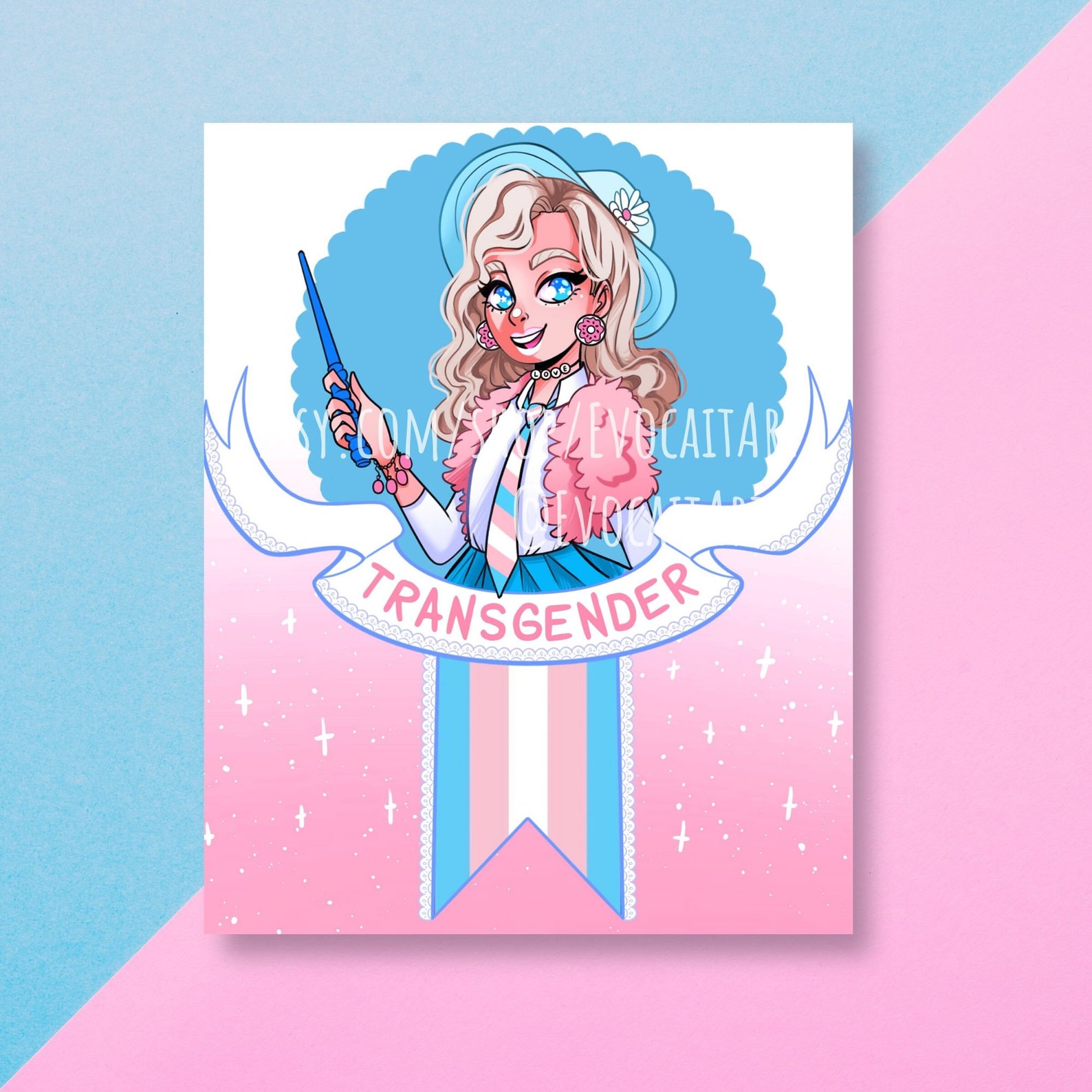 Gender Identity Witch Prints Magic Occult Transgender | Etsy