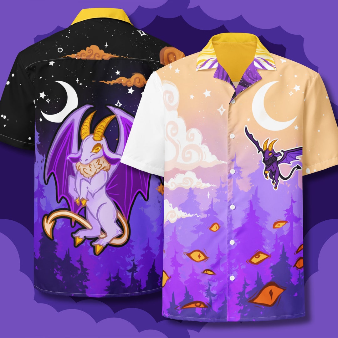 Nonbinary Subtle Pride Jersey Devil Button up Shirt | Nonbinary Pride ...