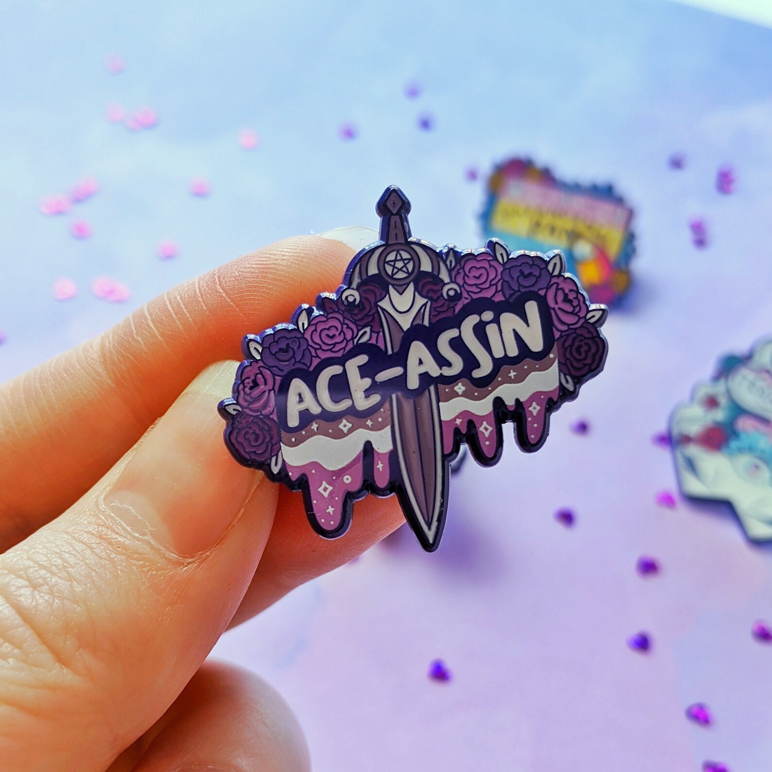 Magical LGBT Enamel Pins Pansexual Panro Asexual Ace - Etsy