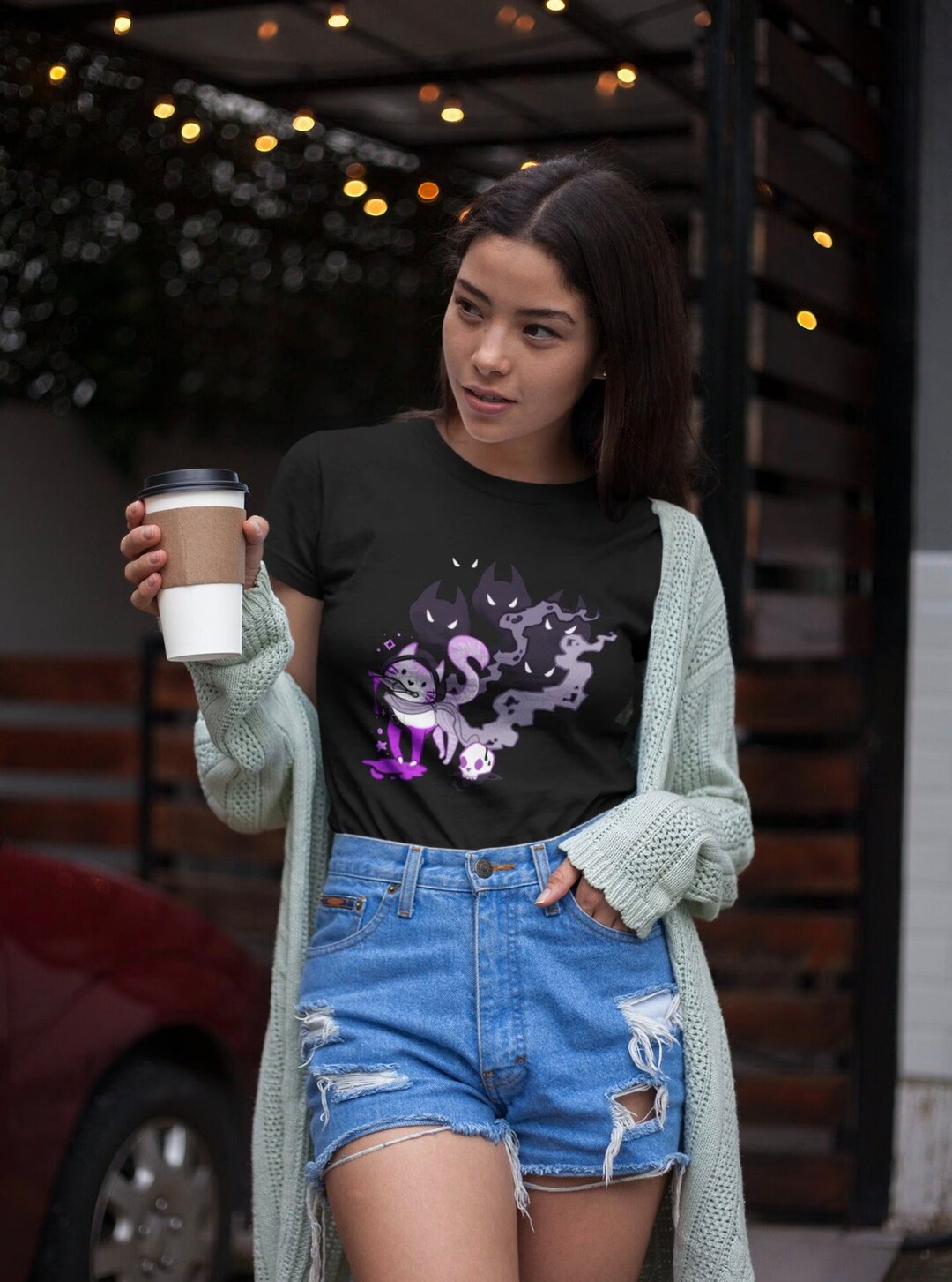 Asexual Pride Cat Shirt | Asexual Pride T-shirt, Demisexual Ace Pride ...