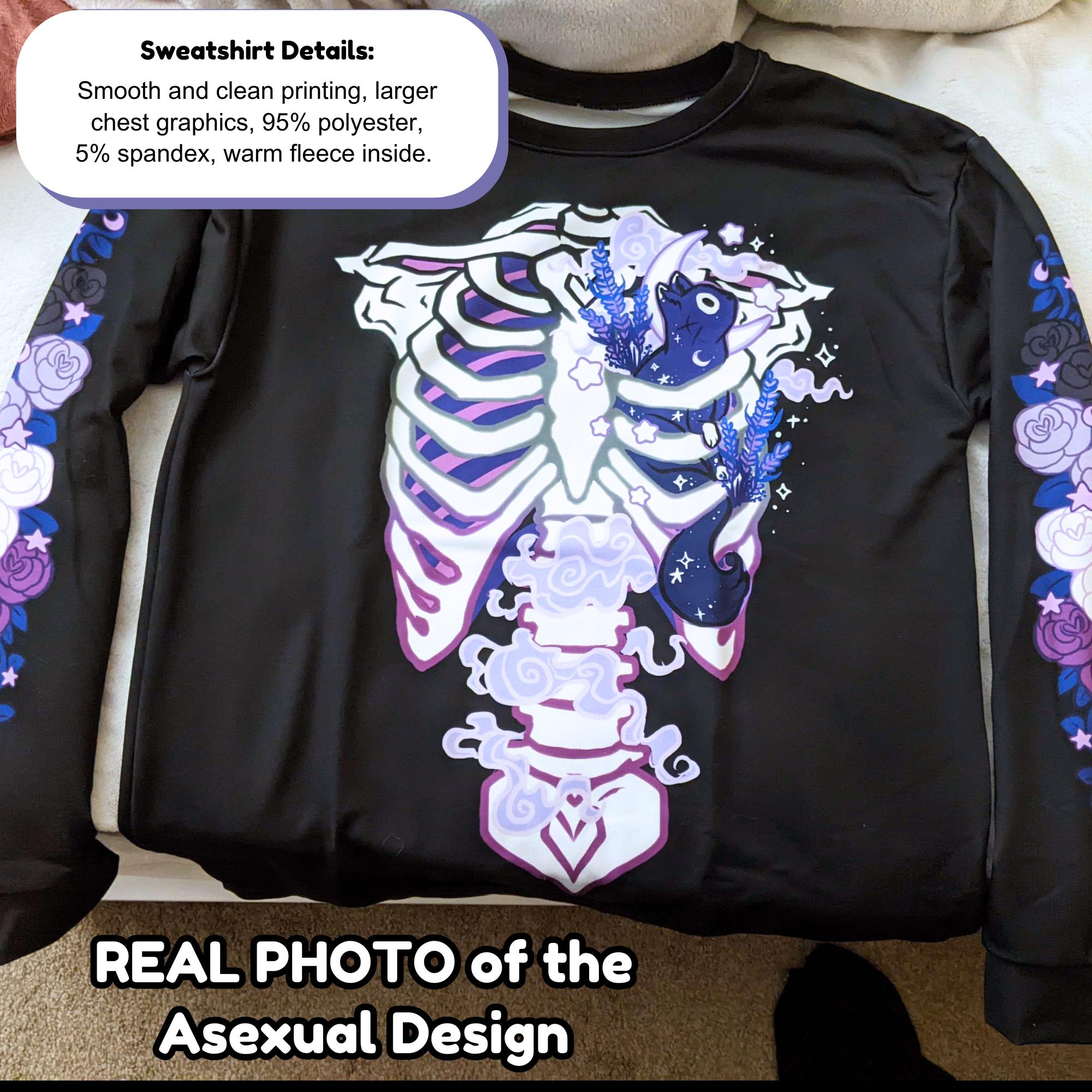 ADHD Subtle Pride Ribcage Sweatshirt | Adhd Flag Sweater, Adhd Pride ...