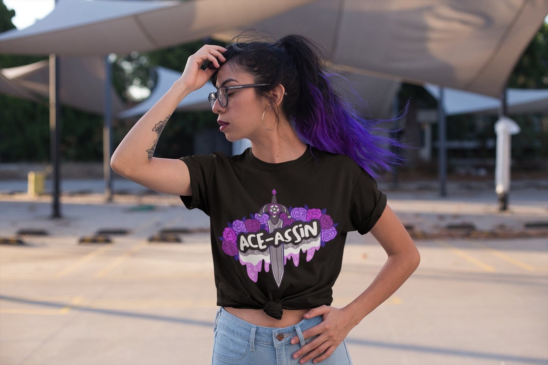 Asexual Rogue Pride Shirt | Asexual Pride T-shirt, Demisexual Ace Pride ...