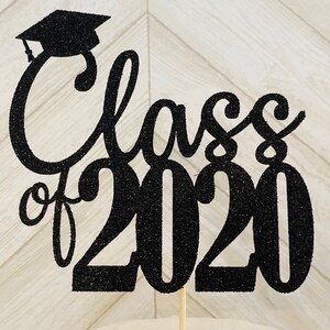 Class of 2022 Cake Topper, Glitter Graduation Cake Topper, 2022 ...