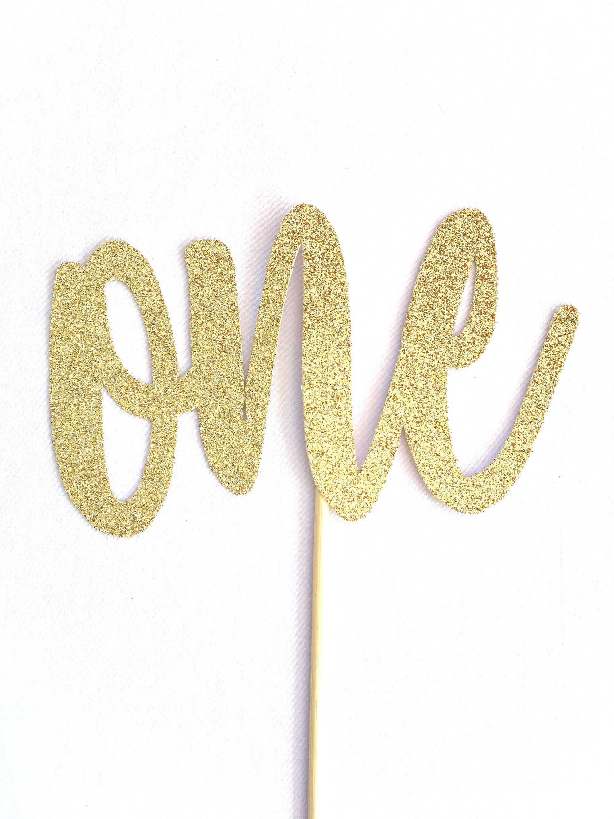 One Cake Topper One Smash Cake Topper First Birthday - Etsy