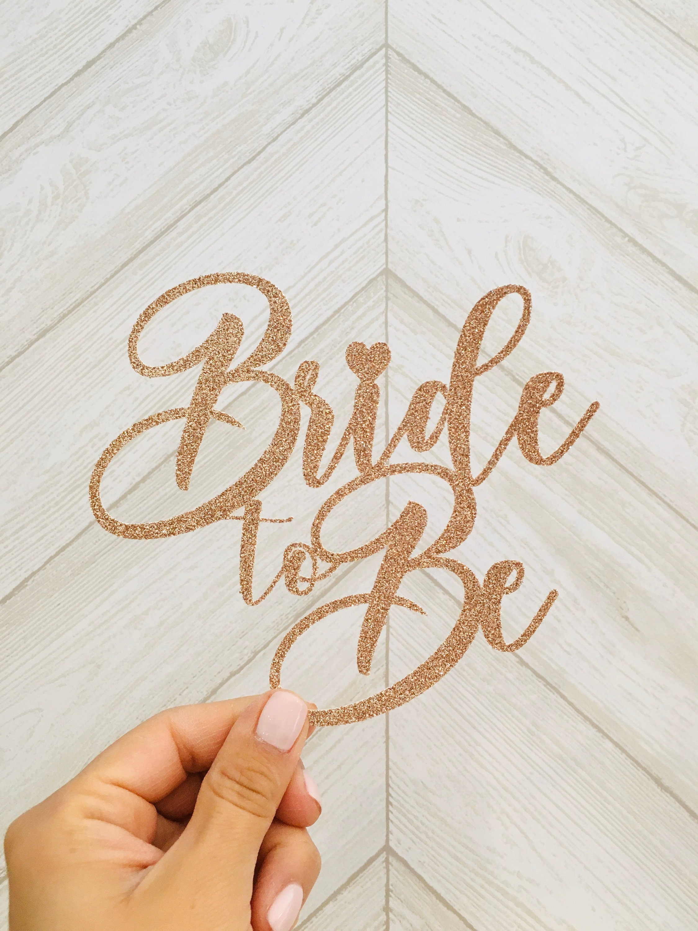 Bride to be cake topper bridal shower topper wedding topper | Etsy
