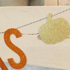 Give Thanks, Holiday Banner, Fall Banner, Custom Banner, GIVING Banner ...