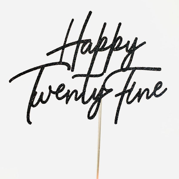 Twenty Fine Cake Topper - Etsy