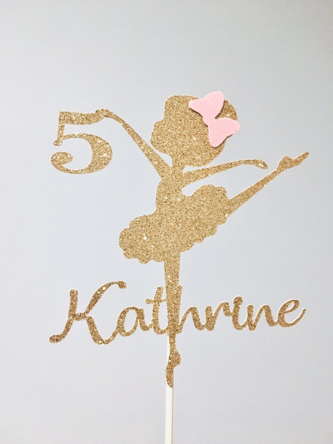 Girl Topper, Tiny Dancer Topper, Ballerina Topper, Baby Shower, Team ...