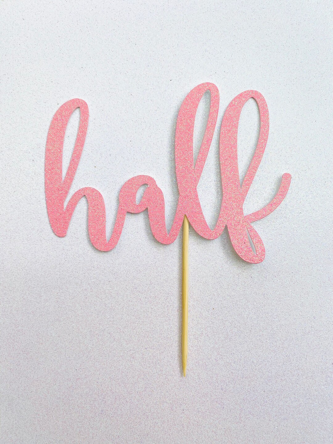 Half Birthday Cake Topper 1/2 Birthday Cake Topper 6 Months - Etsy