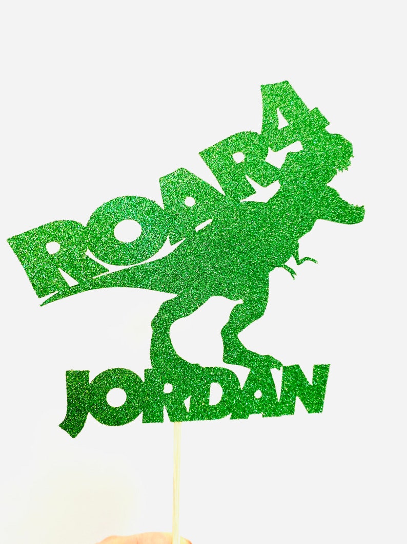 Dinosaur Cake Topper T-rex Cake Topper Dino Party Topper - Etsy
