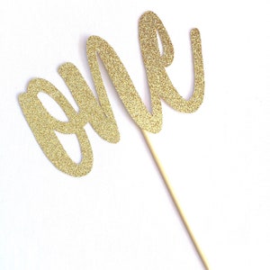 One Cake Topper, One Smash Cake Topper, First Birthday, Birthday Cake ...