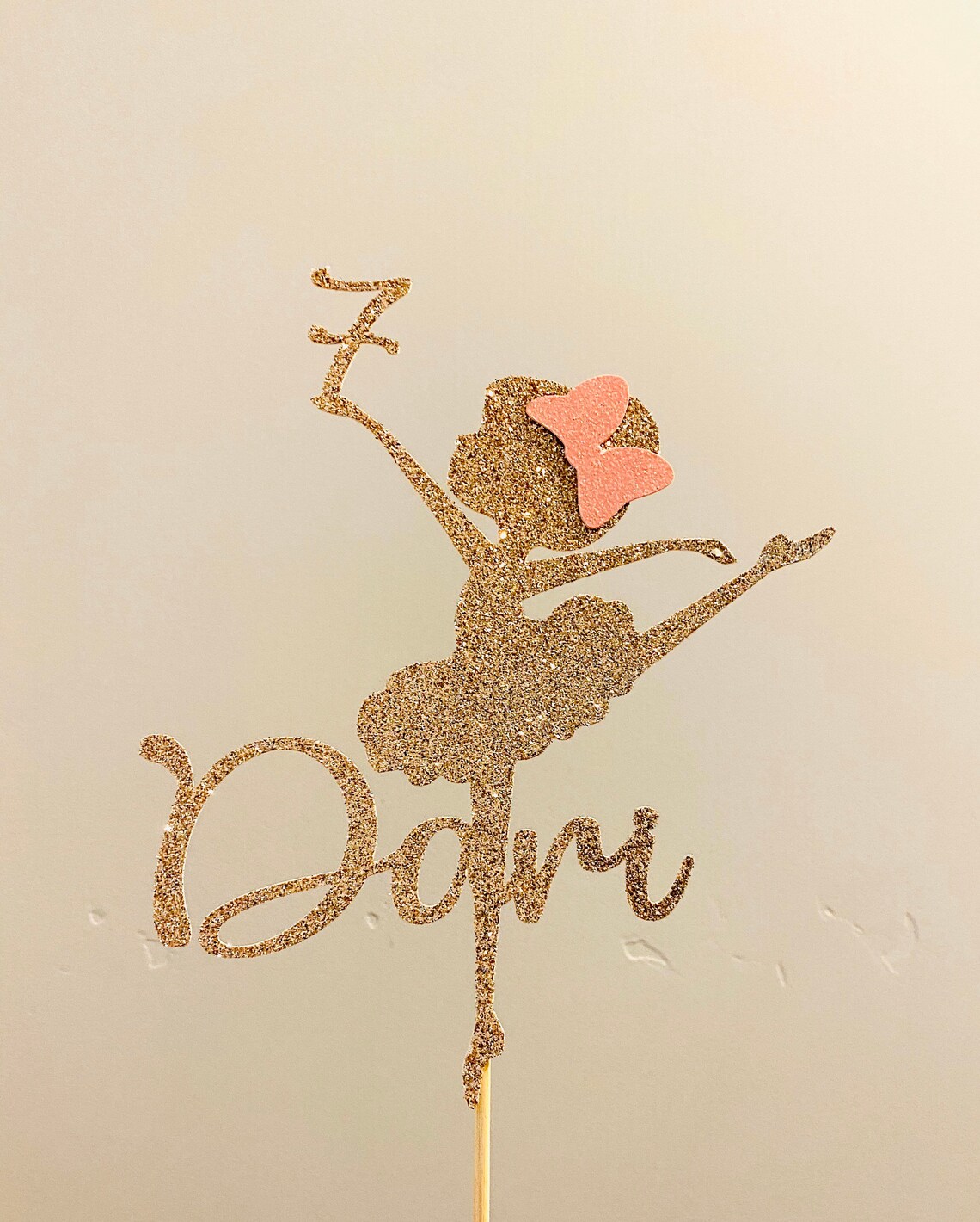 Girl Topper Tiny Dancer Topper Ballerina Topper Baby | Etsy