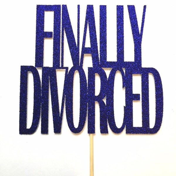 Divorce Cake Topper - Etsy