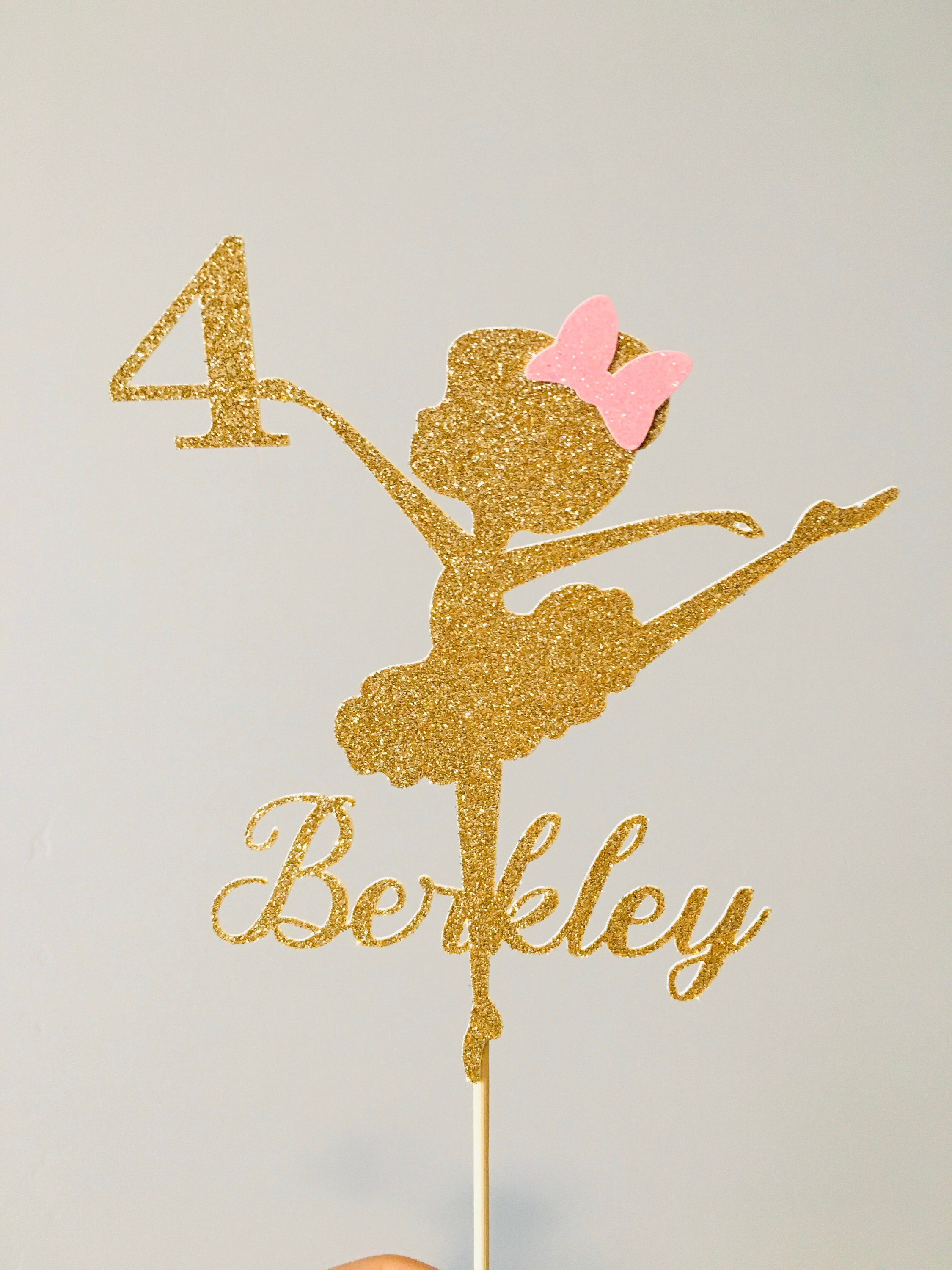 Girl Topper Tiny Dancer Topper Ballerina Topper Baby | Etsy