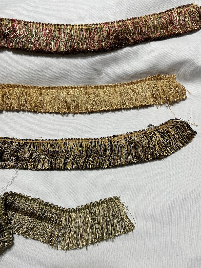 Fringe Sold by the Yard Brush Fringe for Upholstery Trim for Sewing and ...