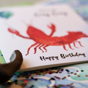 Get Cray Cray Birthday Card / Crayfish Card / Crawfish Card / Animal ...