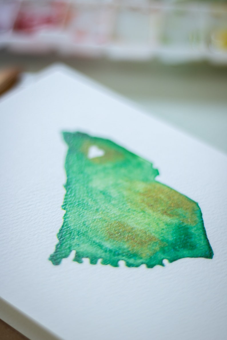 South Carolina Notecard/ Watercolor Card/ SC Card - Etsy