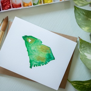 South Carolina Notecard/ Watercolor Card/ SC Card - Etsy