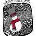 Snowman Zentangle Instant Download and Printable Christmas Cards - Etsy