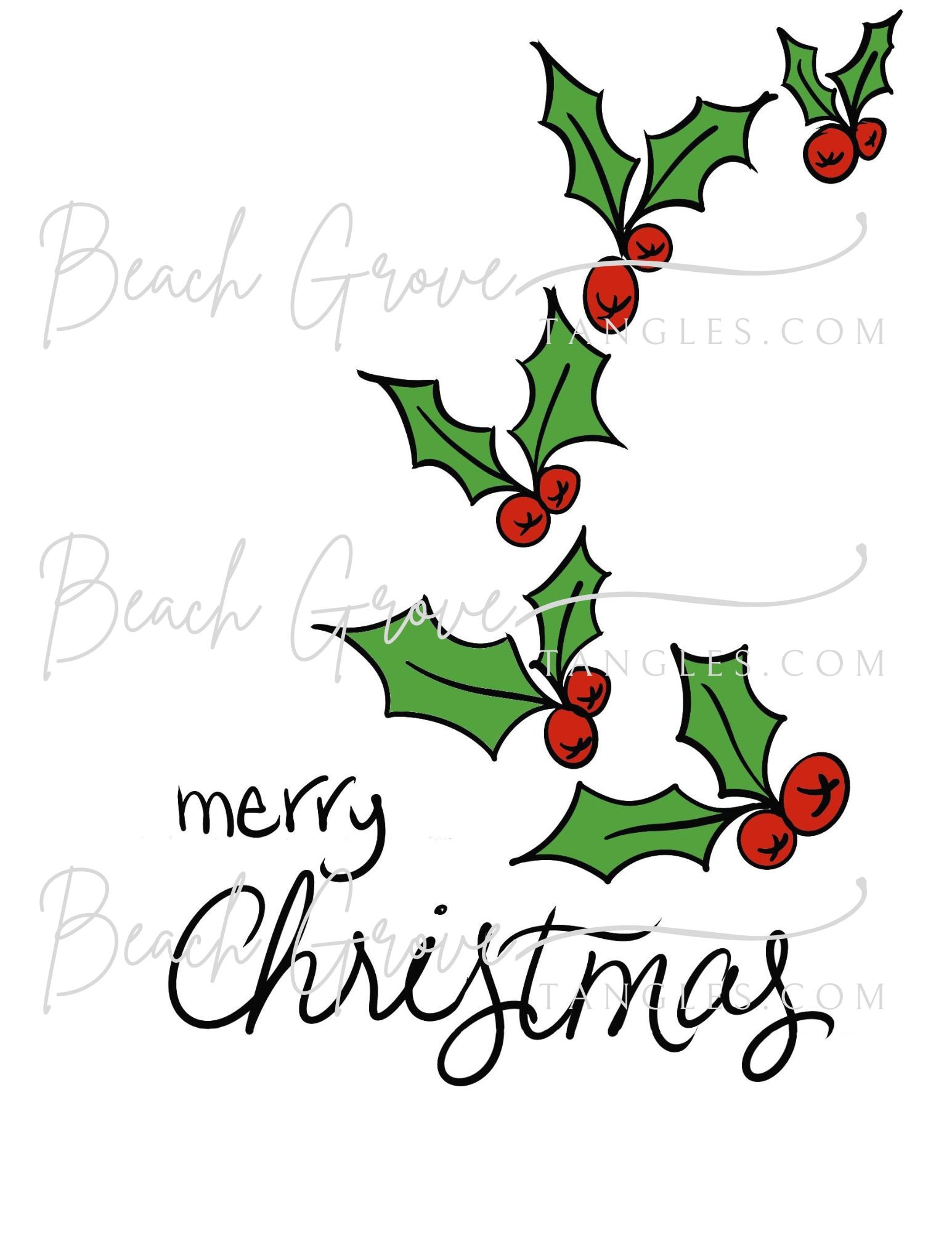 Wreath Instant Download and Printable Christmas Cards - Etsy