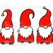 3 Santas Instant Download and Printable Christmas Cards - Etsy