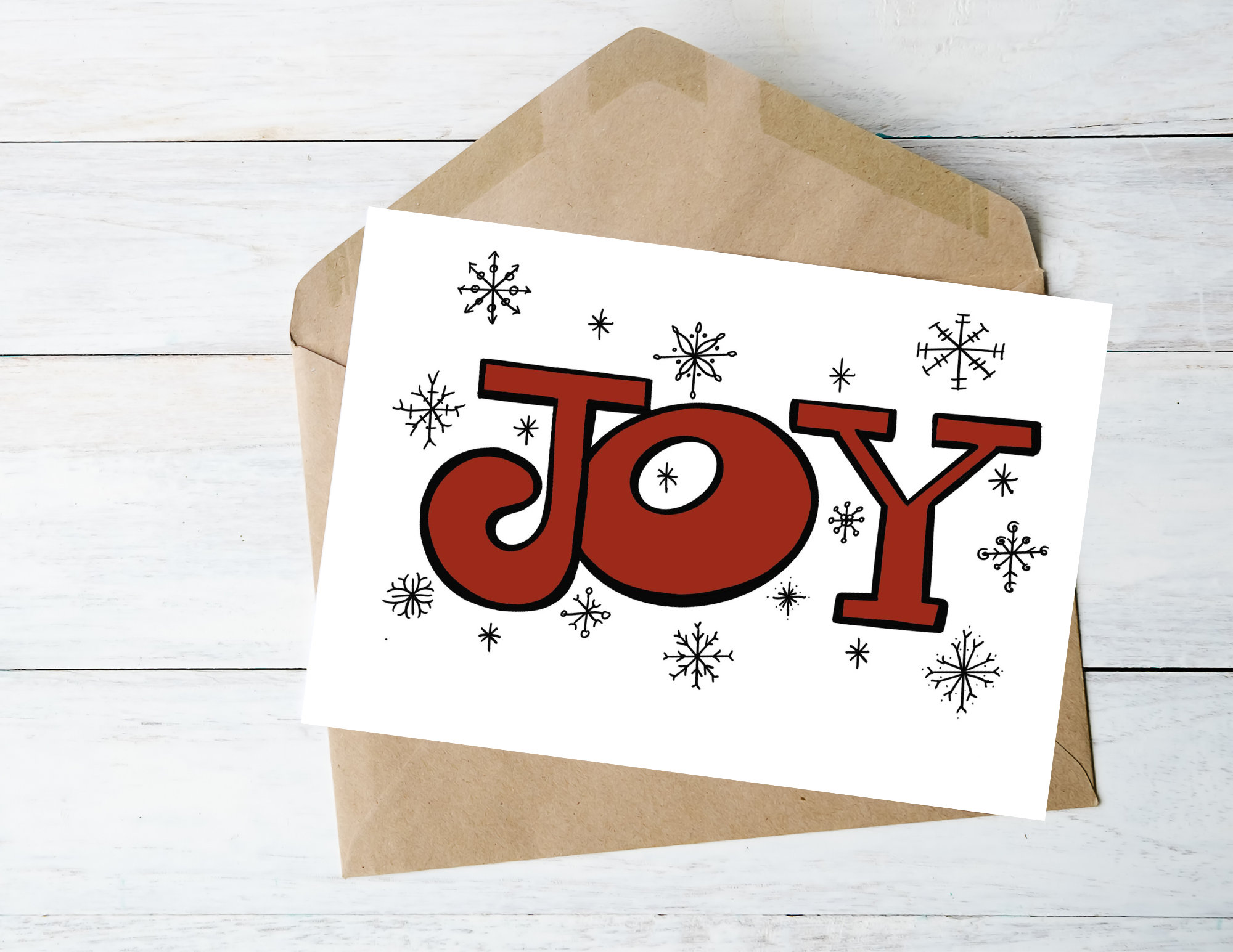 Joy Instant Download and Printable Christmas Cards - Etsy